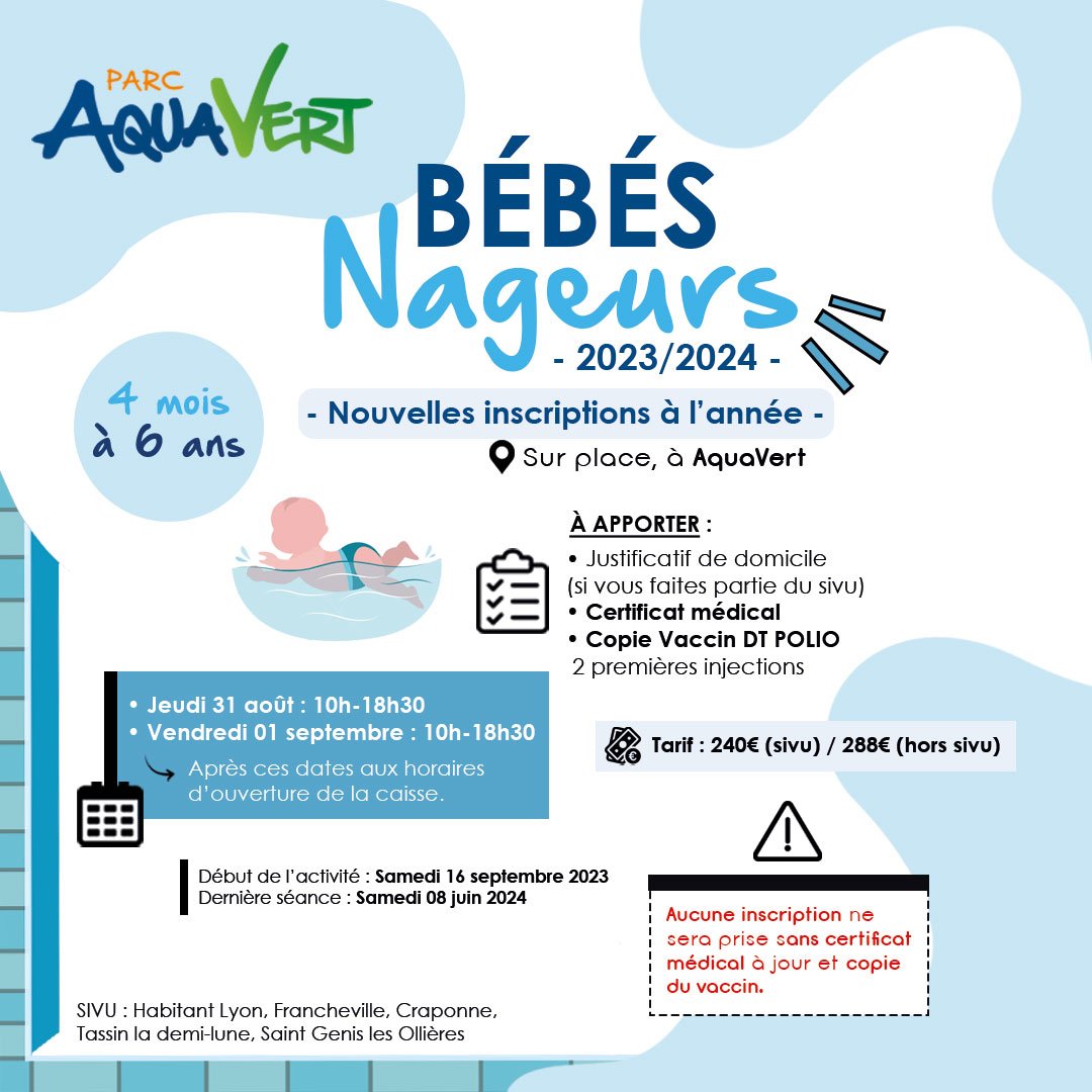 AquaVert – Travaux en cours et infos pratiques – Mairie de Francheville